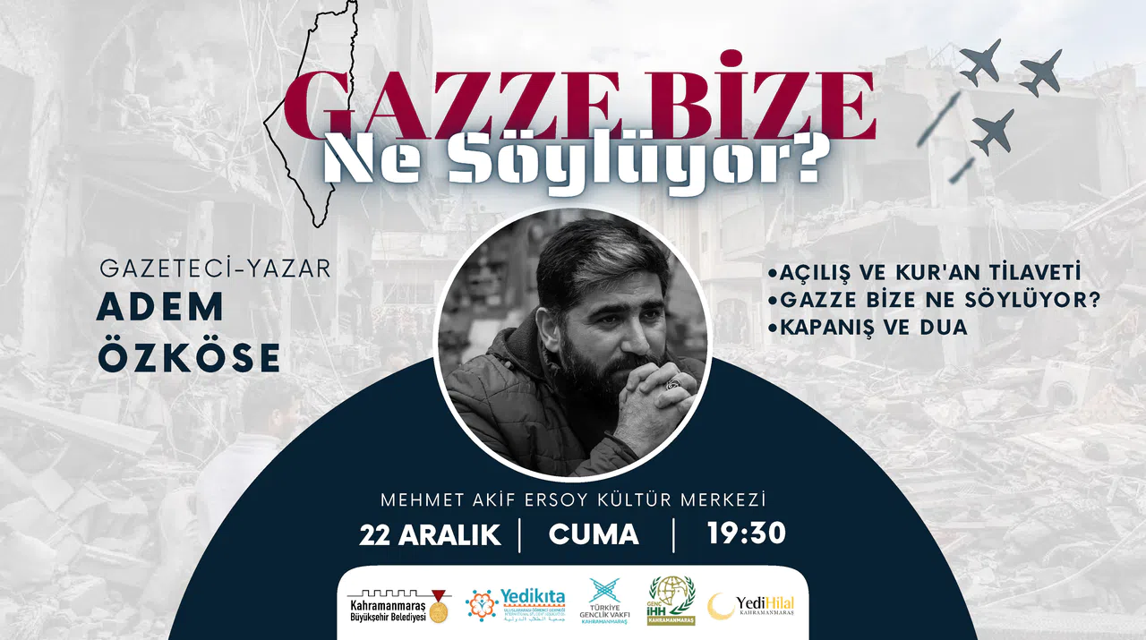 Gazeteci – Yazar Adem Özköse, Kahramanmaraşlılarla Buluşacak | Ajans 344